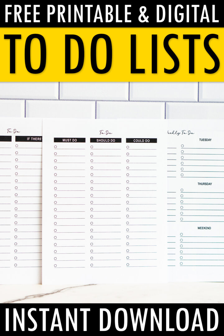 free-to-do-list-printables-pinterest3 - Mom Envy