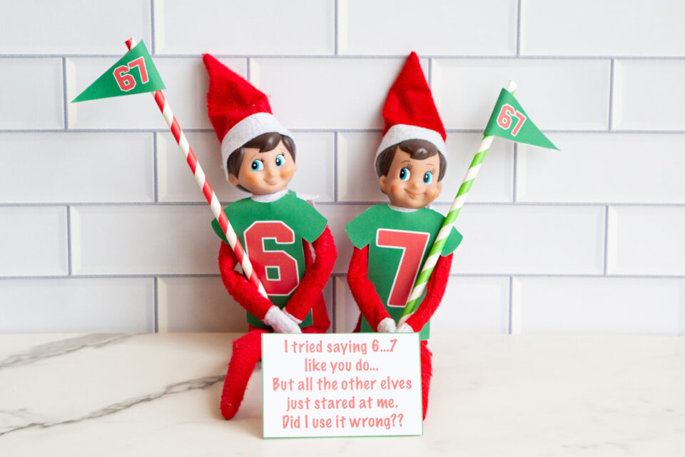 Free Funny 6 7 Elf on the Shelf Printables (Notes Included)