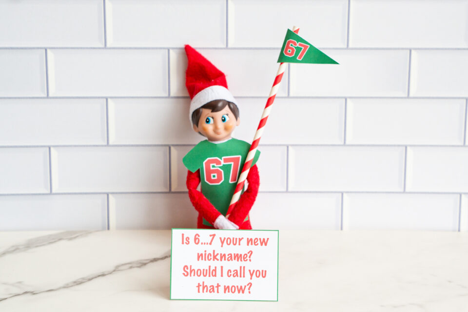 Free Funny 6 7 Elf on the Shelf Printables (Notes Included)