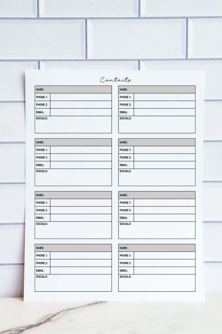 Free-Printable-Contact-List-Example-8 - Mom Envy