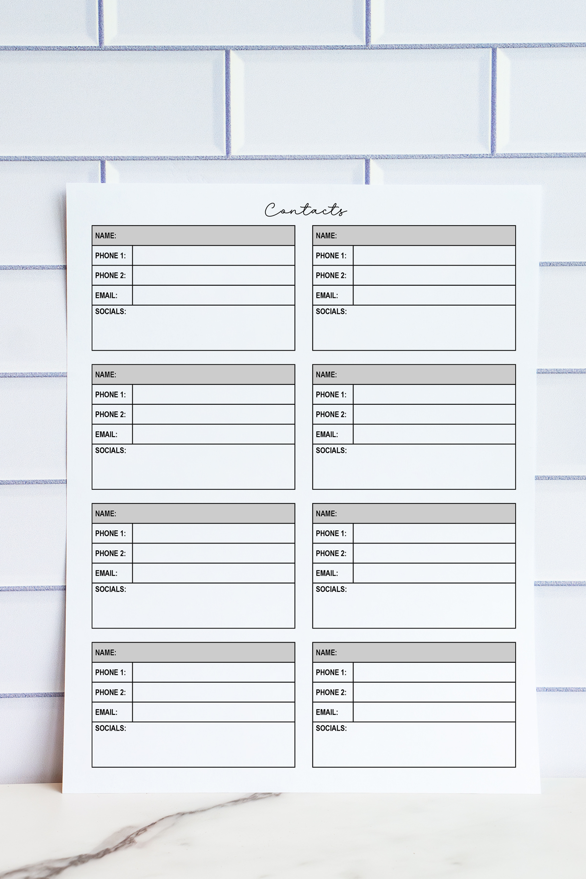 Free-Printable-Contact-List-Example-8 - Mom Envy