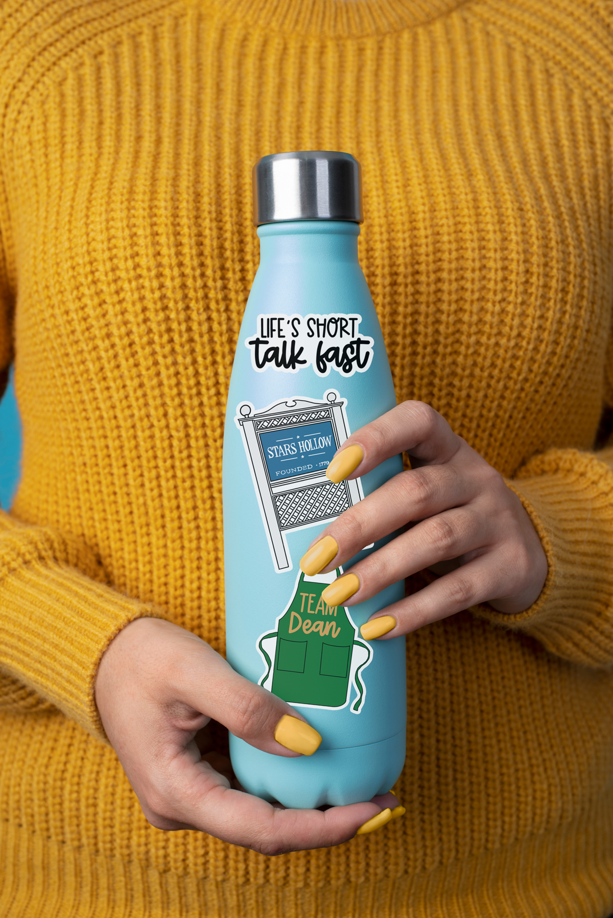 Gilmore-Girls-Inspired-Stickers-Bottle - Mom Envy