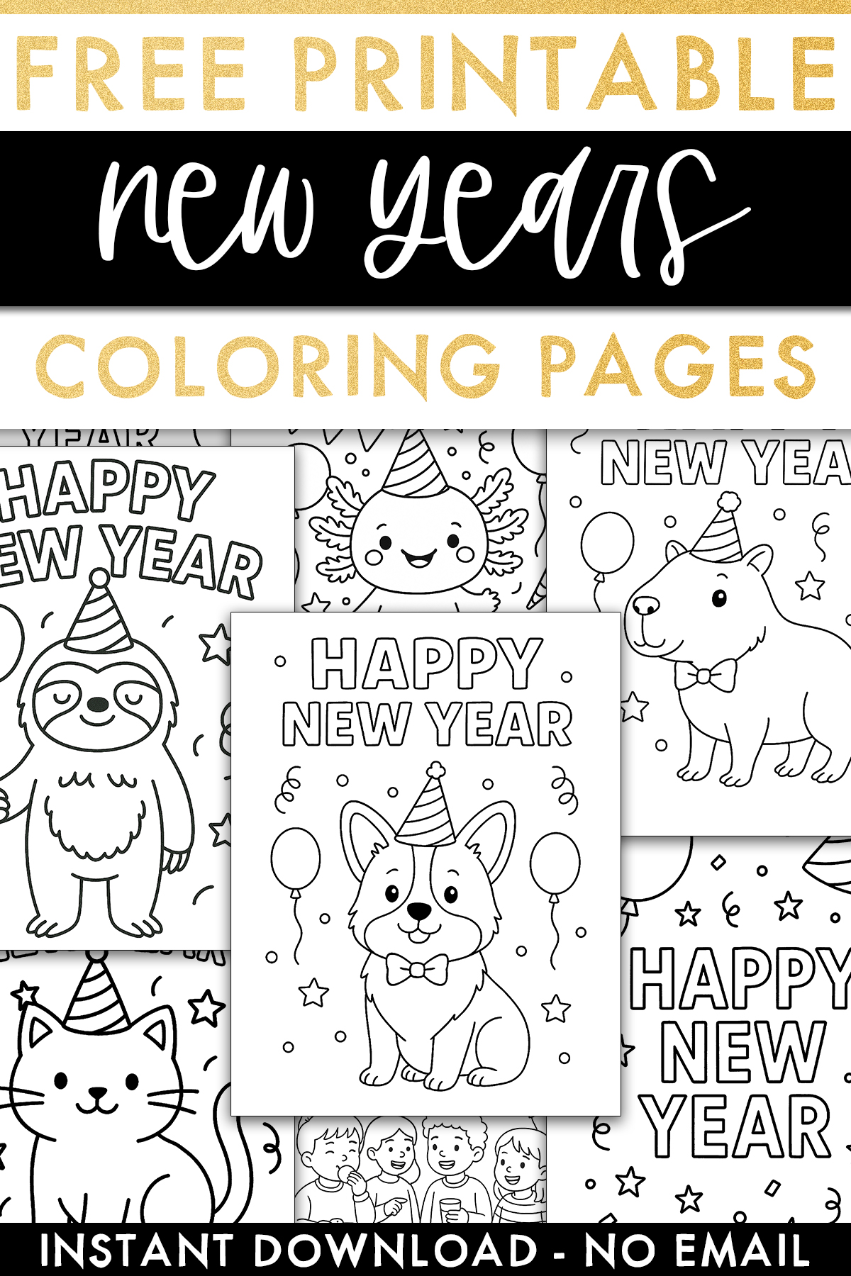 free-new-years-coloring-sheets-printable-pinterest - Mom Envy
