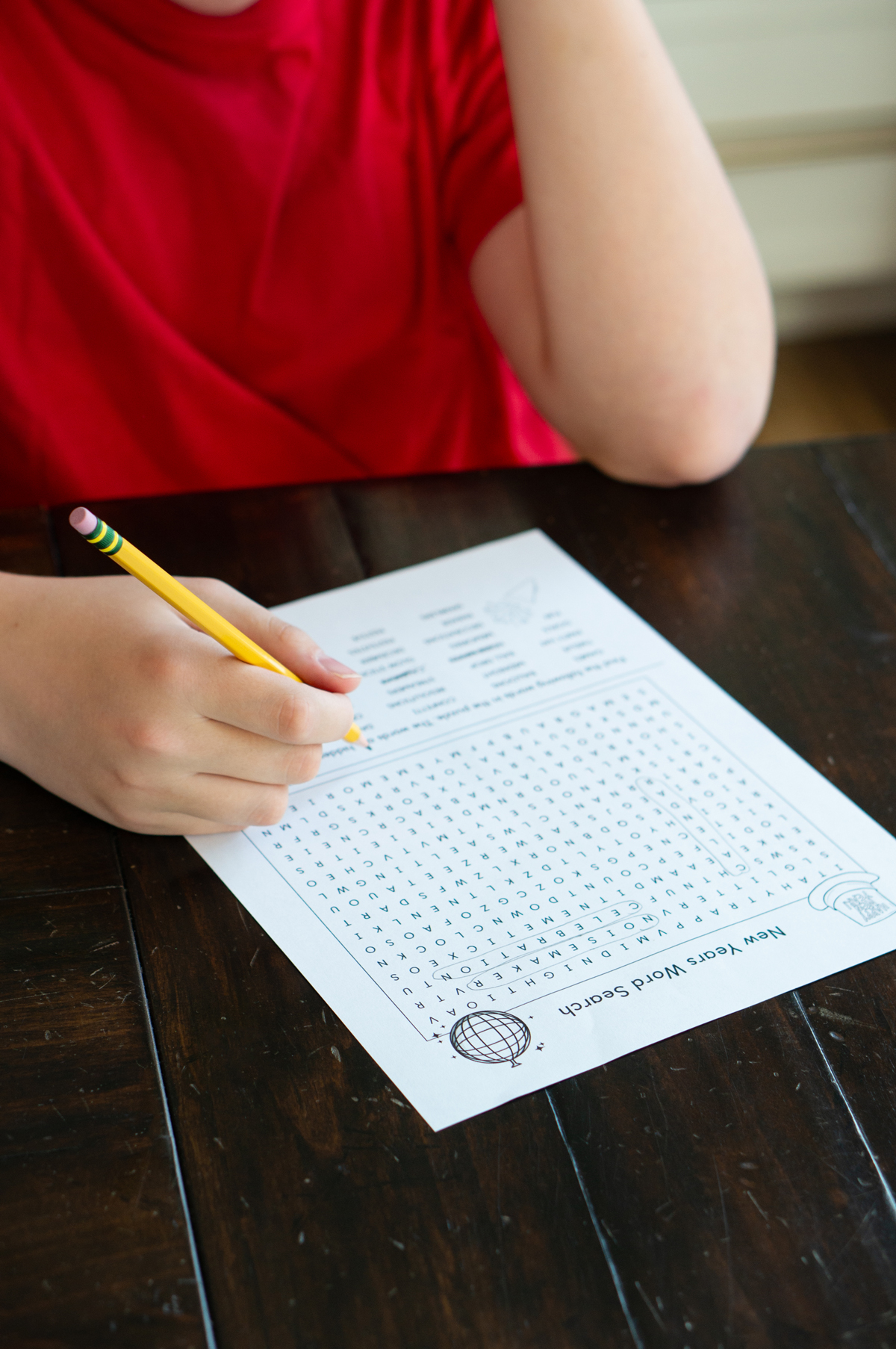 Free New Years Word Search Printable Set | 3 Levels
