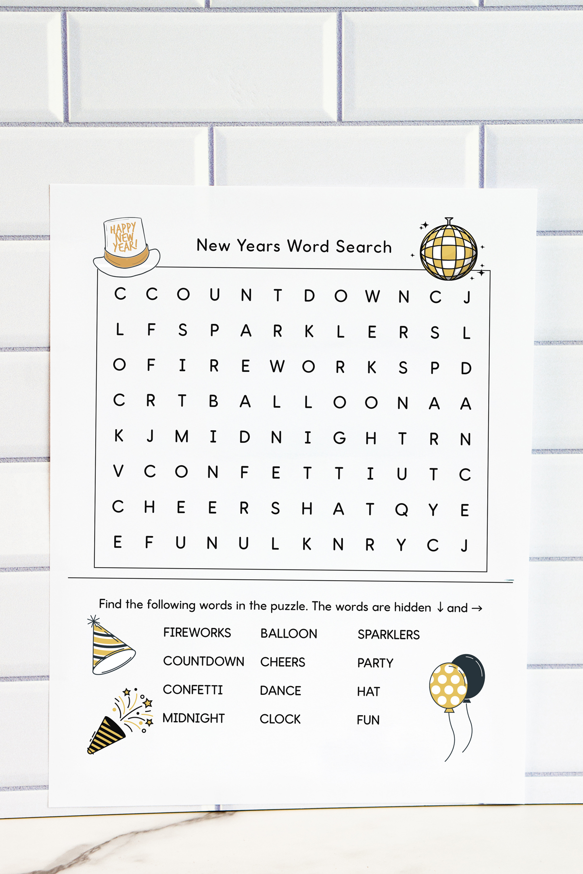 free-new-years-word-search-levels-easy - Mom Envy
