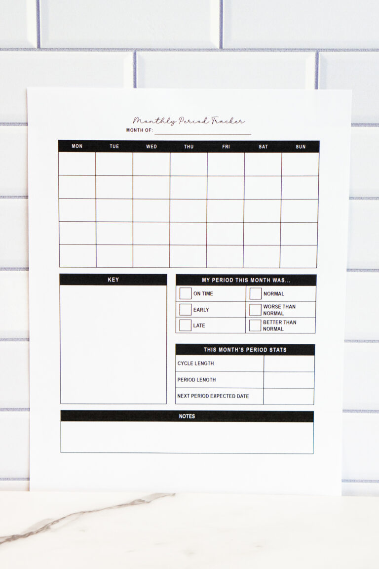 free-printable-period-tracker-14 - Mom Envy