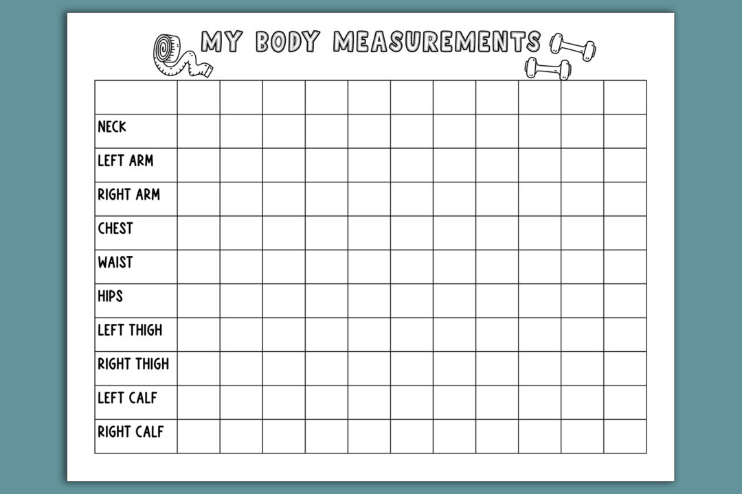 Free Weight Loss Printable & Digital Tracker Pages